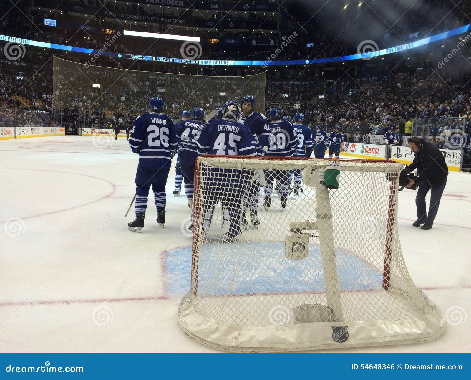 Version 2-Air Canada Centre. Toronto Maple Leafs Post Game Celebration ...