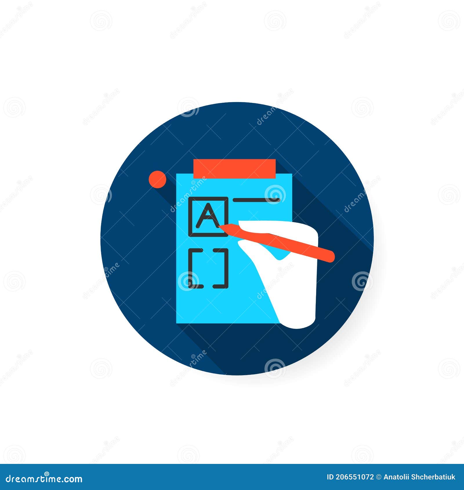 Version Control Flat Icon. Color Illustration Stock Illustration ...