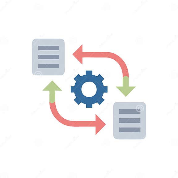 Version Control Icon for Software Management Stock Illustration ...