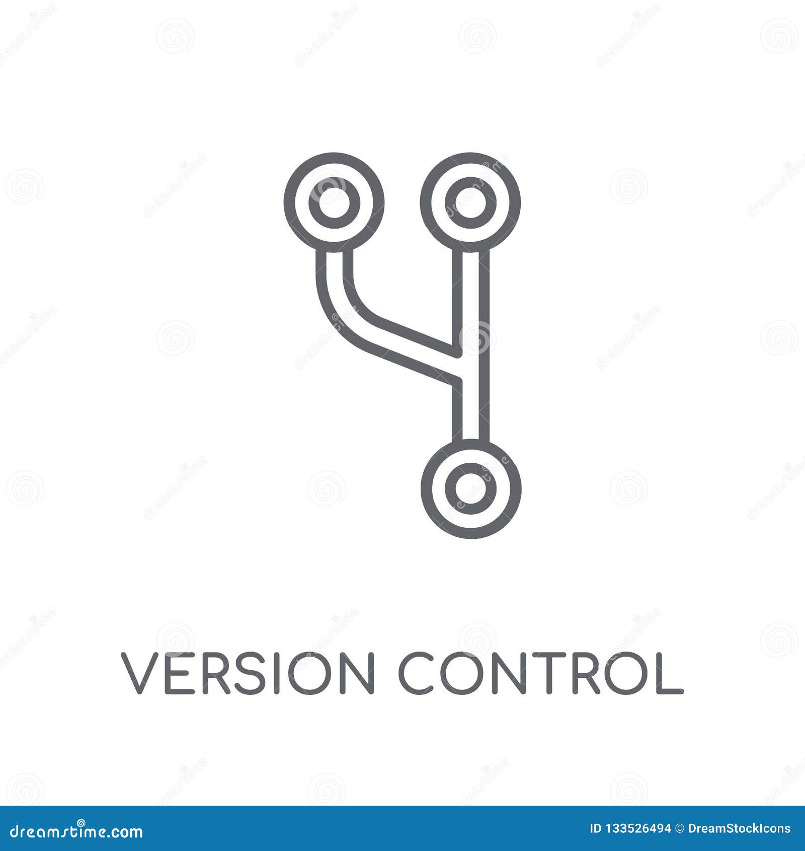 Version Control Linear Icon. Modern Outline Version Control Logo Stock ... Version Control Linear Icon. Modern Outline Version Control Logo Stock ...