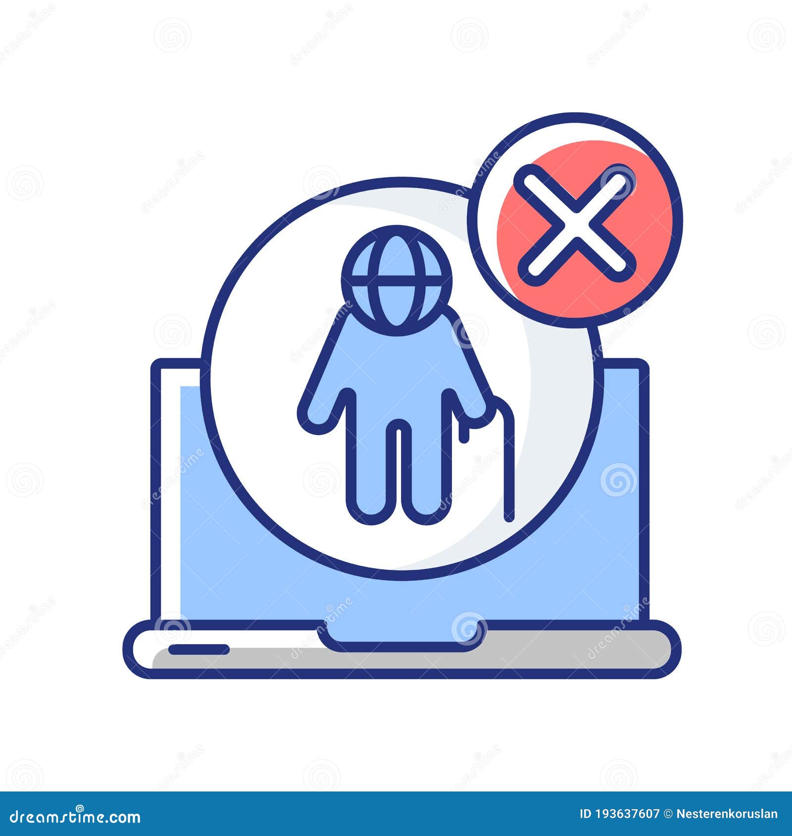 Access Problems Isolated Cartoon Vector Illustrations. | CartoonDealer ...