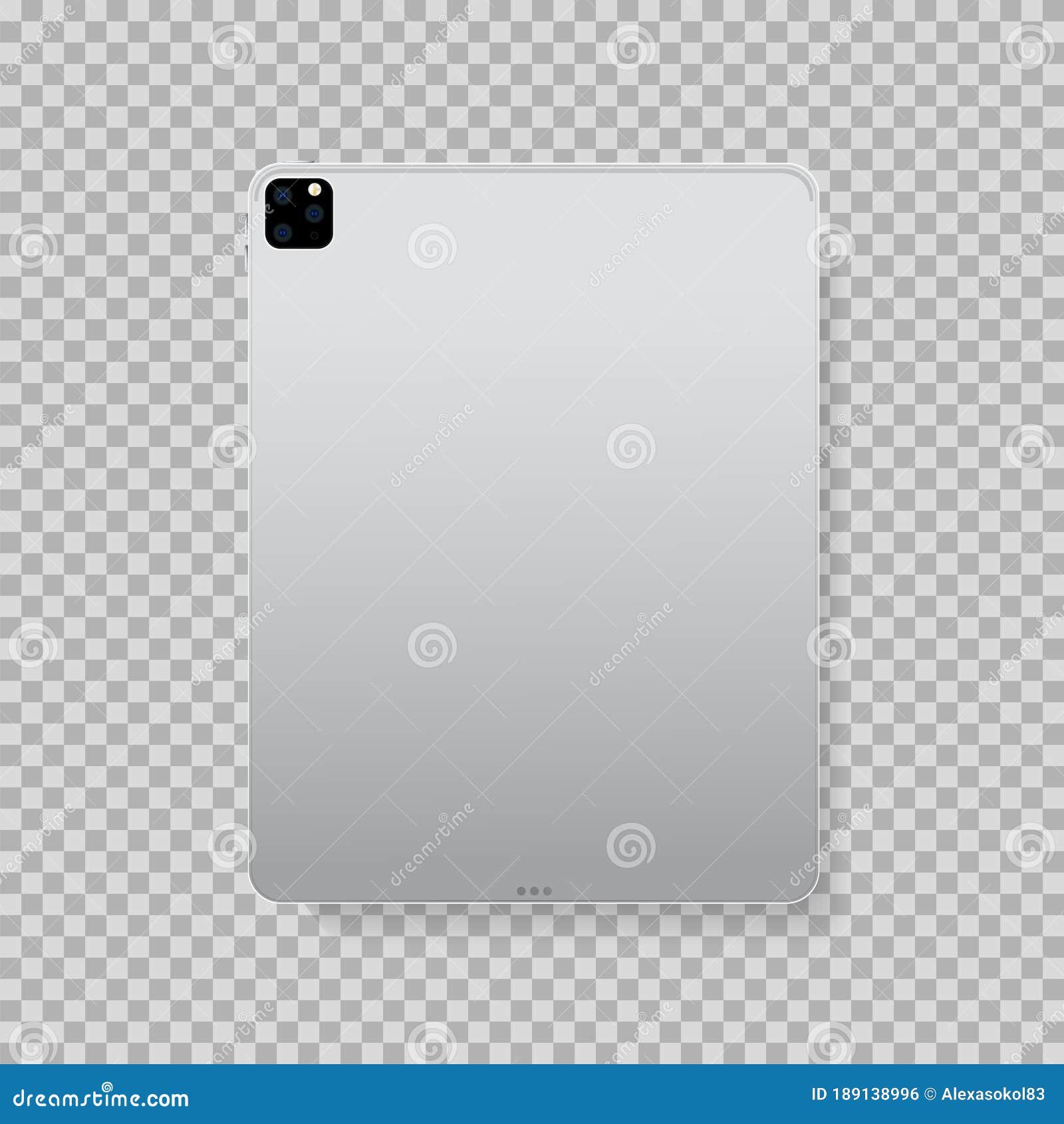 Realistic Tablet PC. Vector Illustration In Trendy Thin Frame Design ...