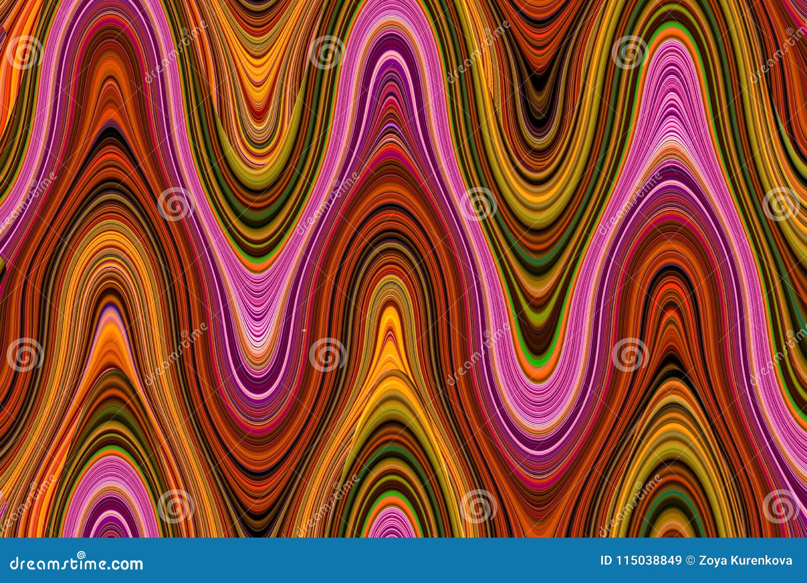 Versions of the Illustrations in Different Colors. Stock Illustration ...