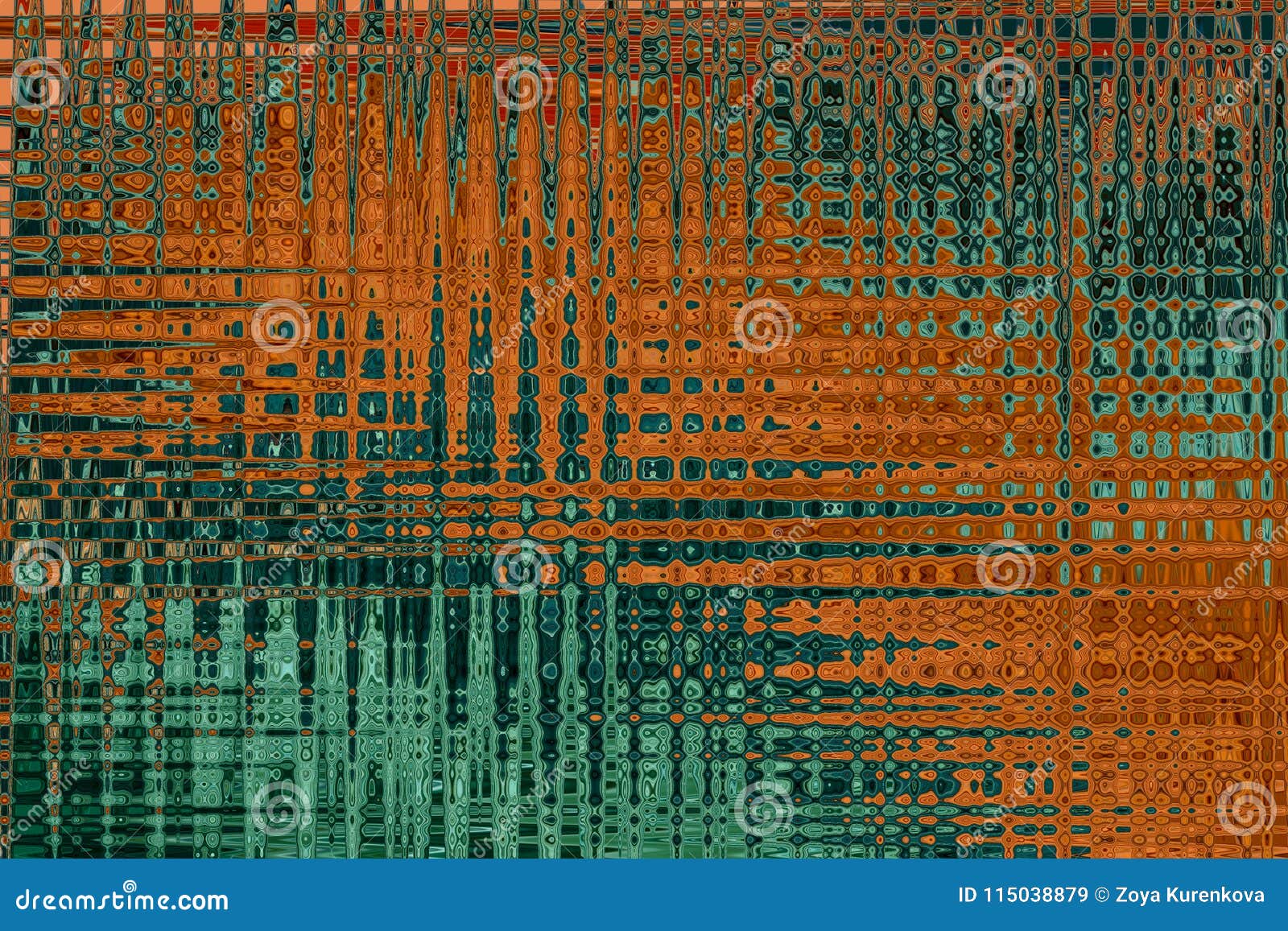Versions of the Illustrations in Different Colors. Stock Illustration ...