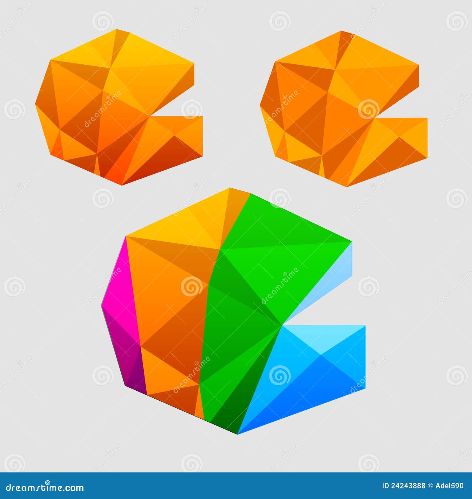 Versions of the logo stock illustration. Illustration of logo - 24243888
