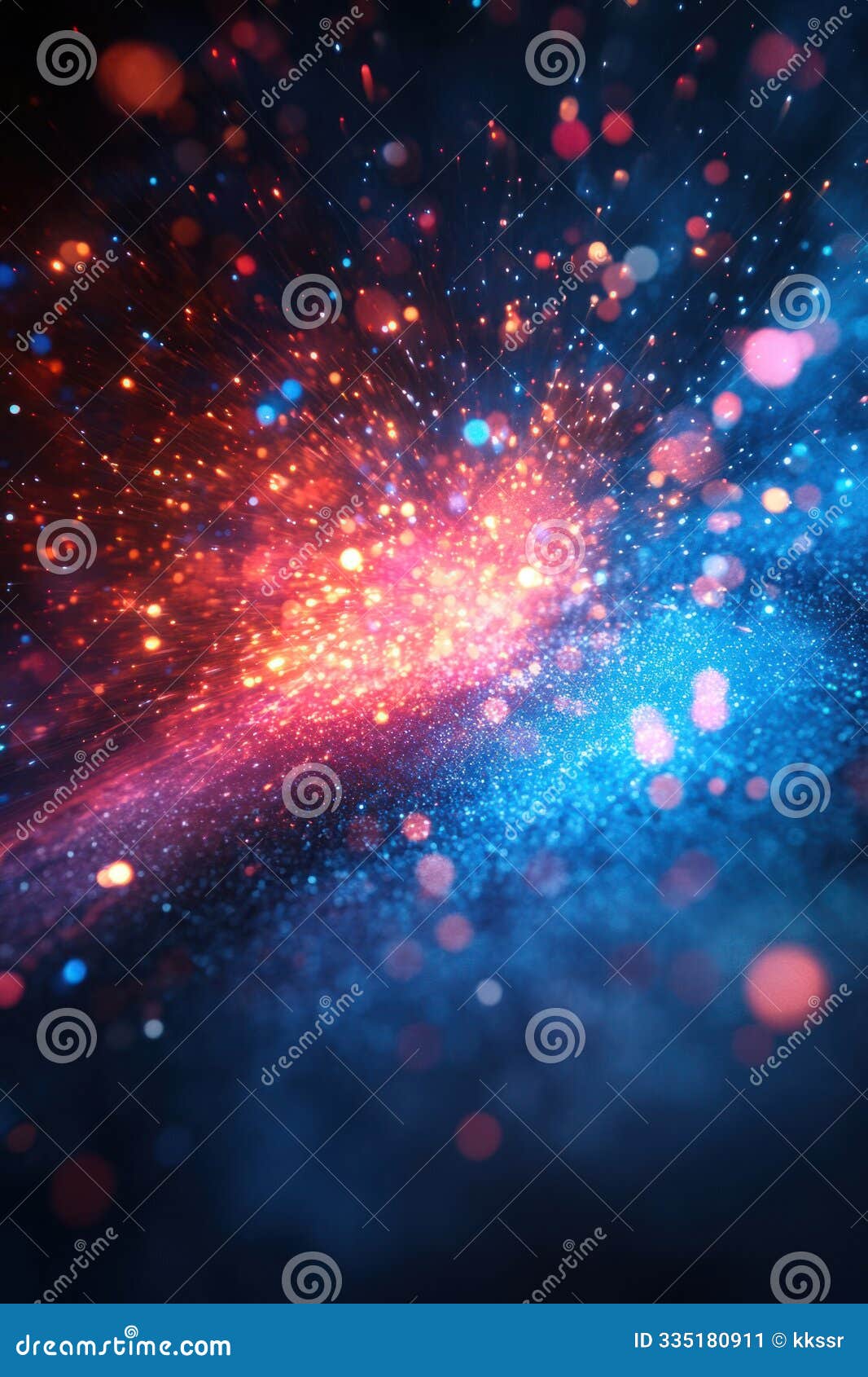 Versus Background, Colliding Splash of Neon Blue and Red Energy ...