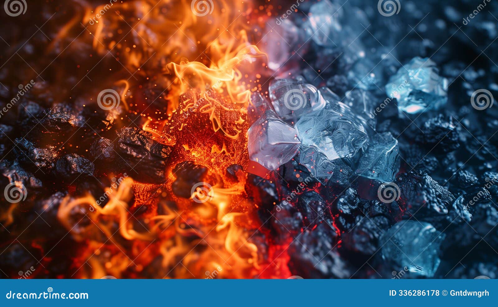 Versus Background Image, Lava and Ice, Vs Duel Wallpaper Stock ...