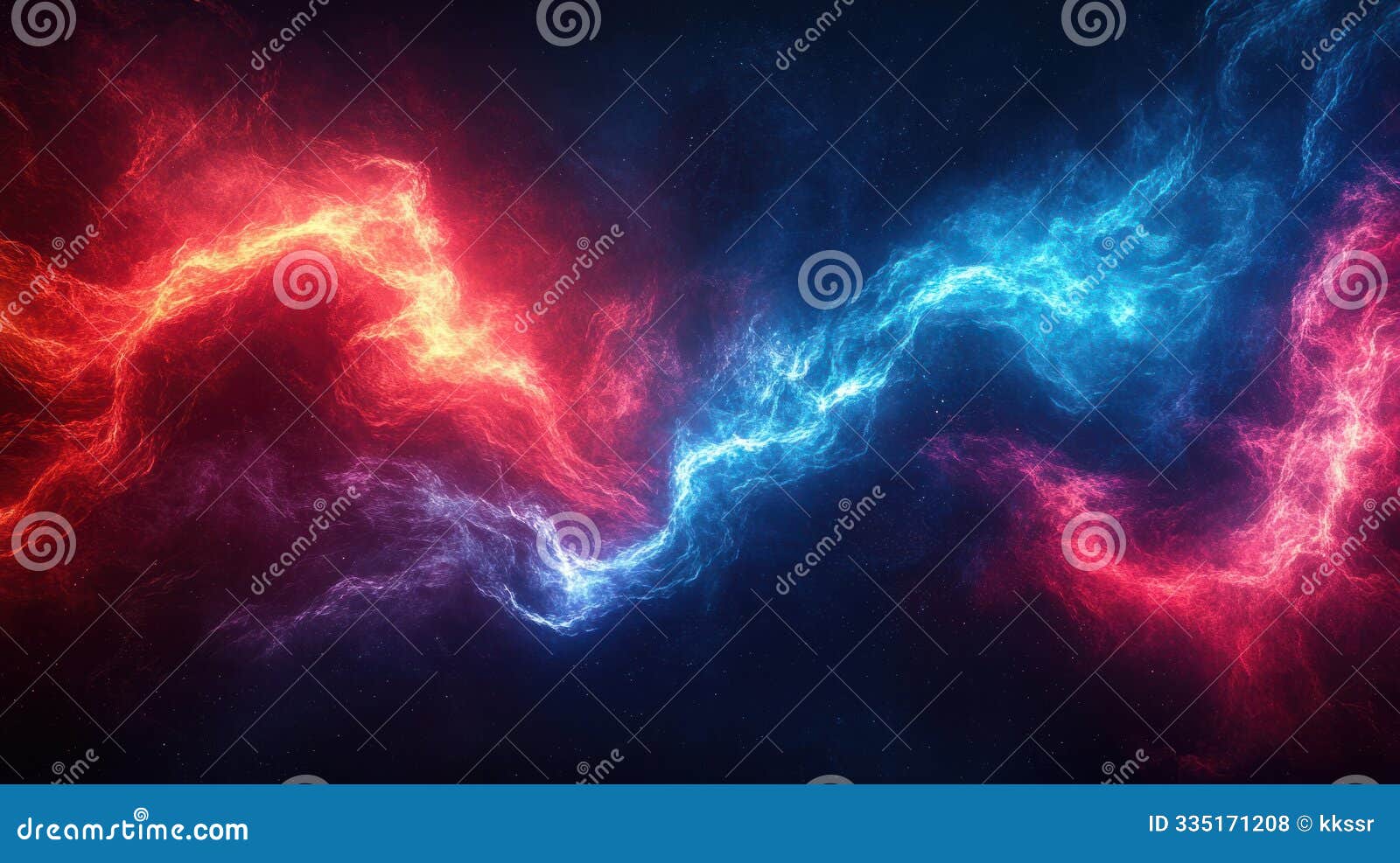 Clash Of Two Neon Rays On Transparent Background. Vector Illustration ...