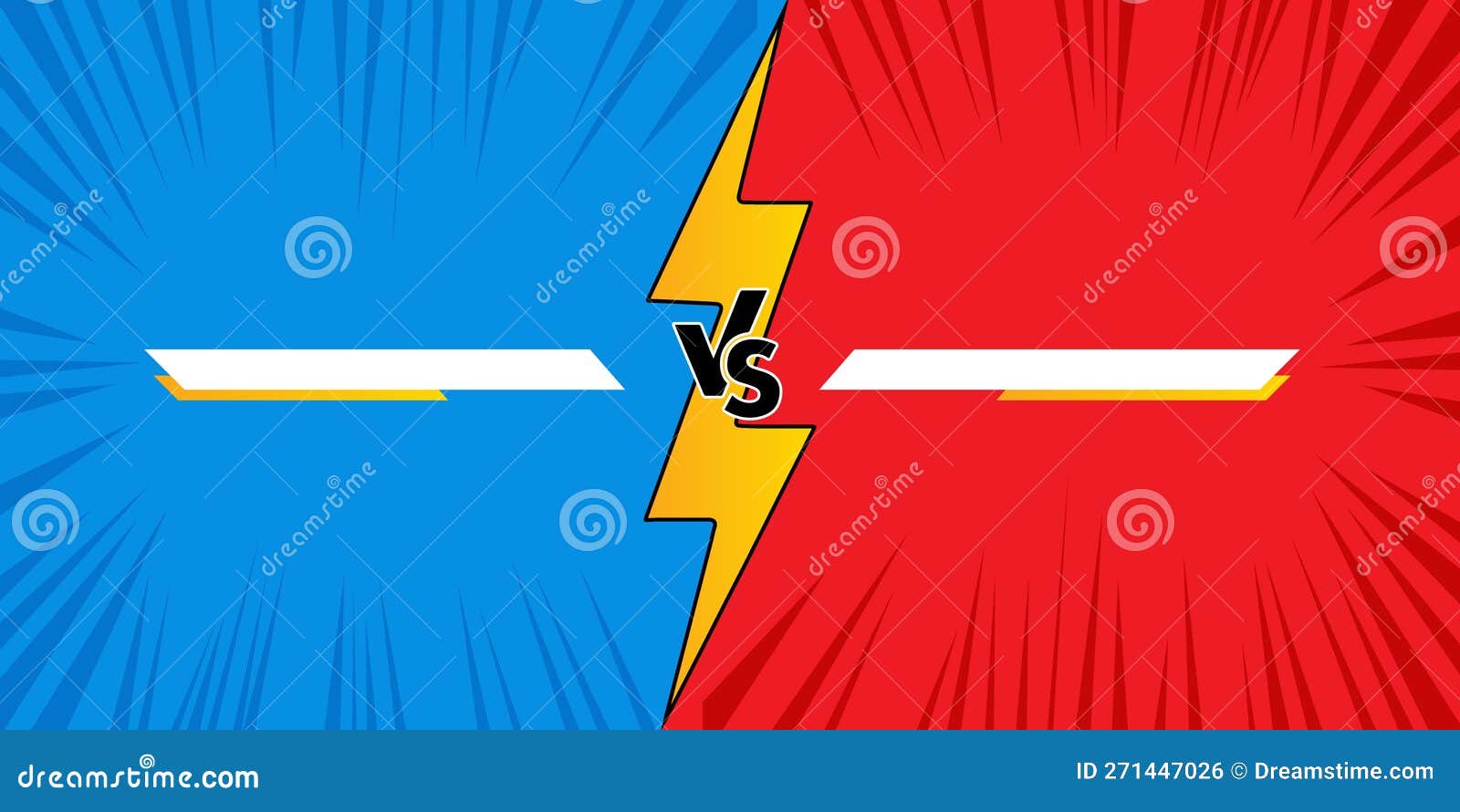 Versus Battle Background Design Stock Vector - Illustration of cartoon ...