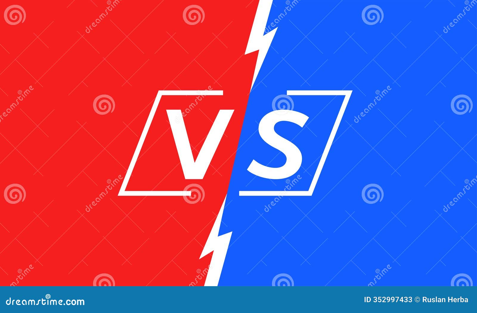 Battle Vector Banner Concept. Girls And Boys Competition Illustration ...