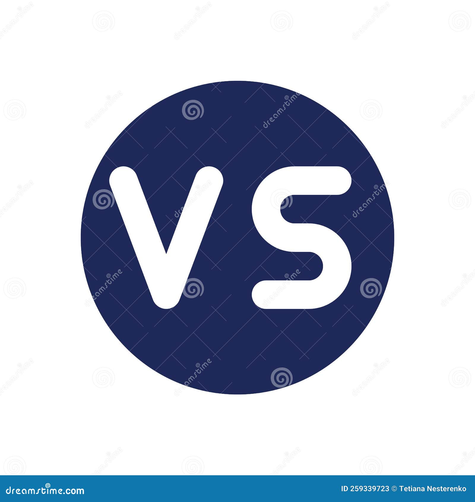 Versus Button Black Glyph Ui Icon Stock Vector - Illustration of icon ...