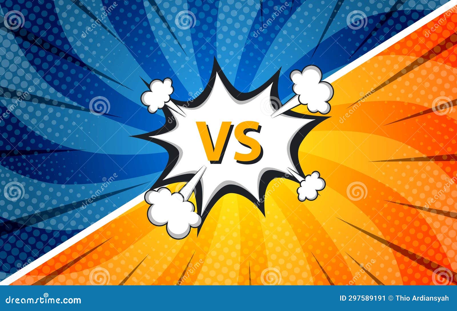 Clash Pop Art Comic Speech Bubbles Book Sound Effects Cartoon Vector ...