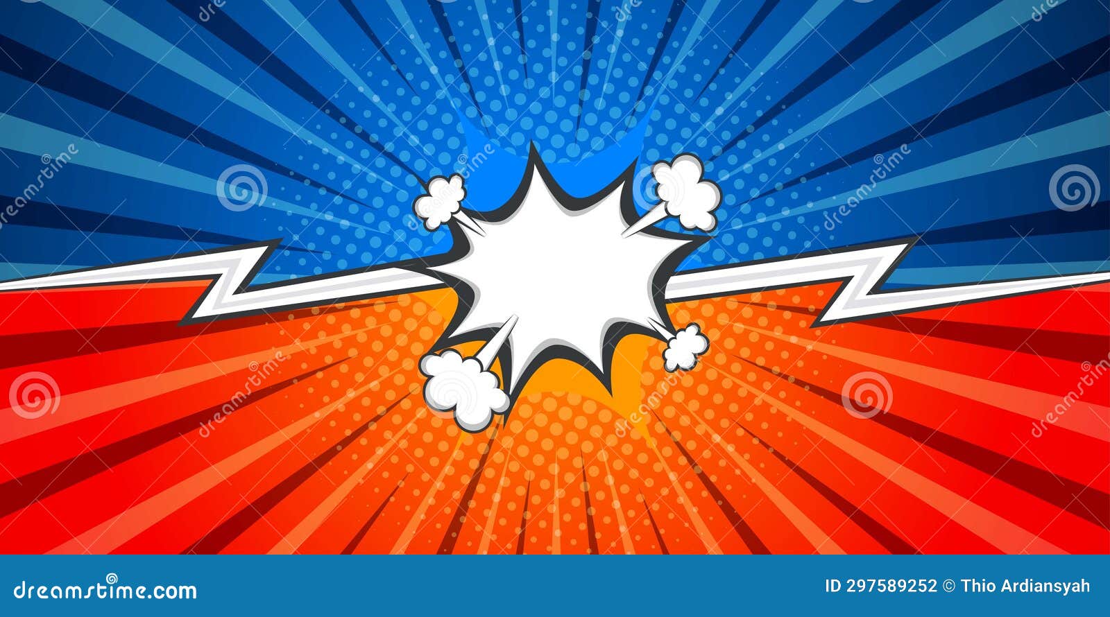 Clash Pop Art Comic Speech Bubbles Book Sound Effects Cartoon Vector ...