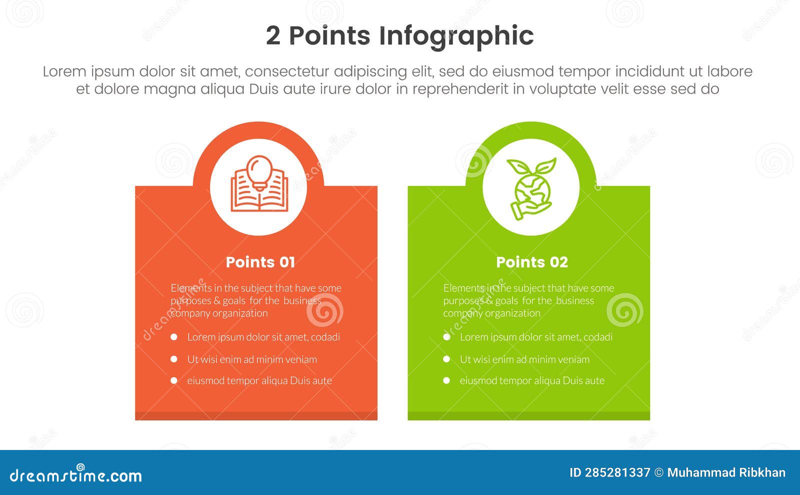 Versus or Compare and Comparison Concept for Infographic Template ...