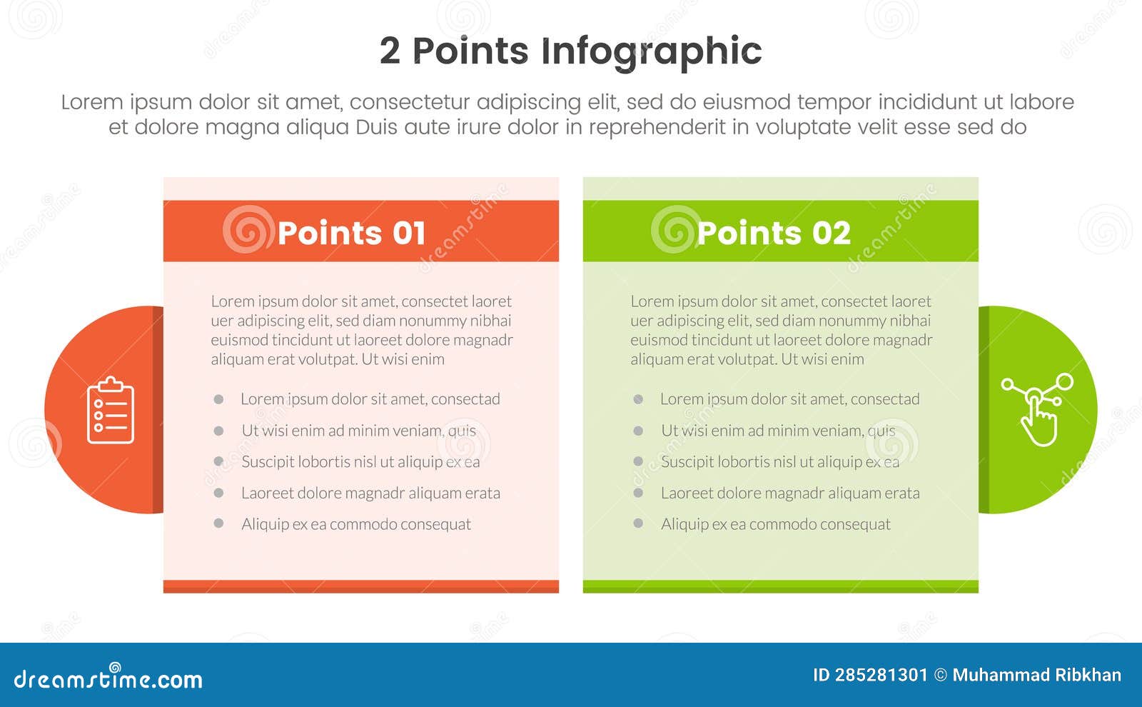 Versus or Compare and Comparison Concept for Infographic Template ...