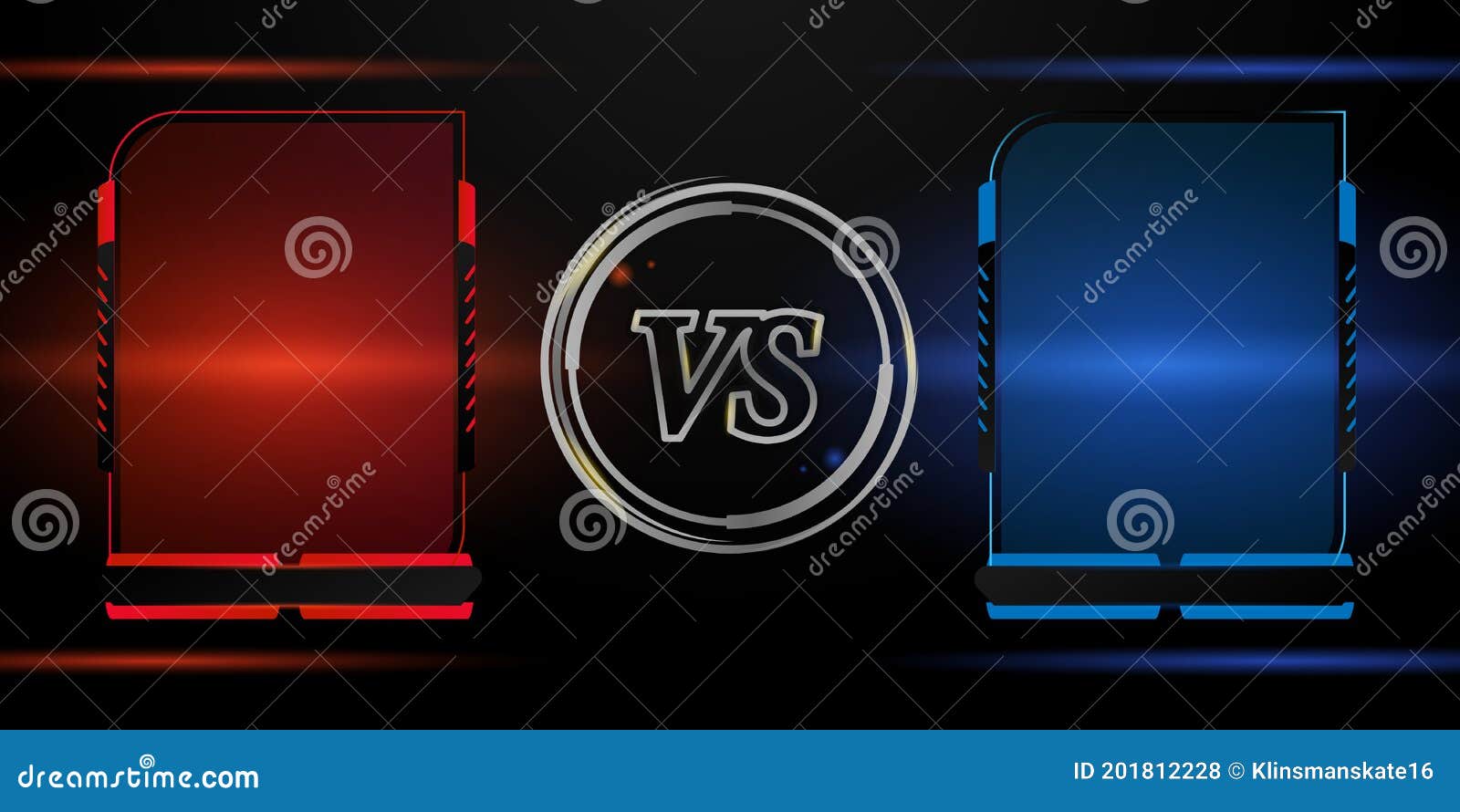 Versus Competition Conceptual Background Design Stock Illustration ...