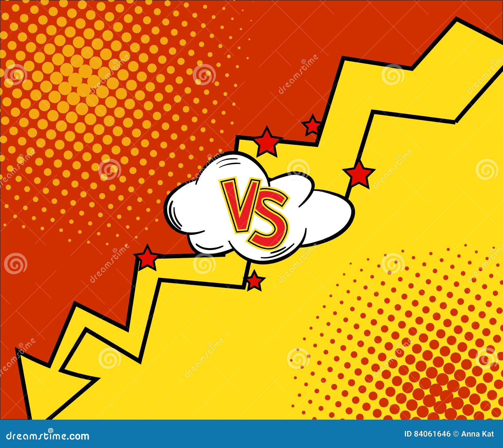 Versus Element Template 1 stock vector. Illustration of contest - 84061646