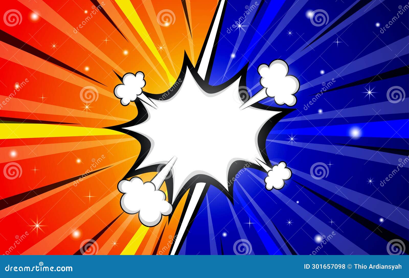 Versus Fight Background Comic Style Design. Vector Illustration Stock ...