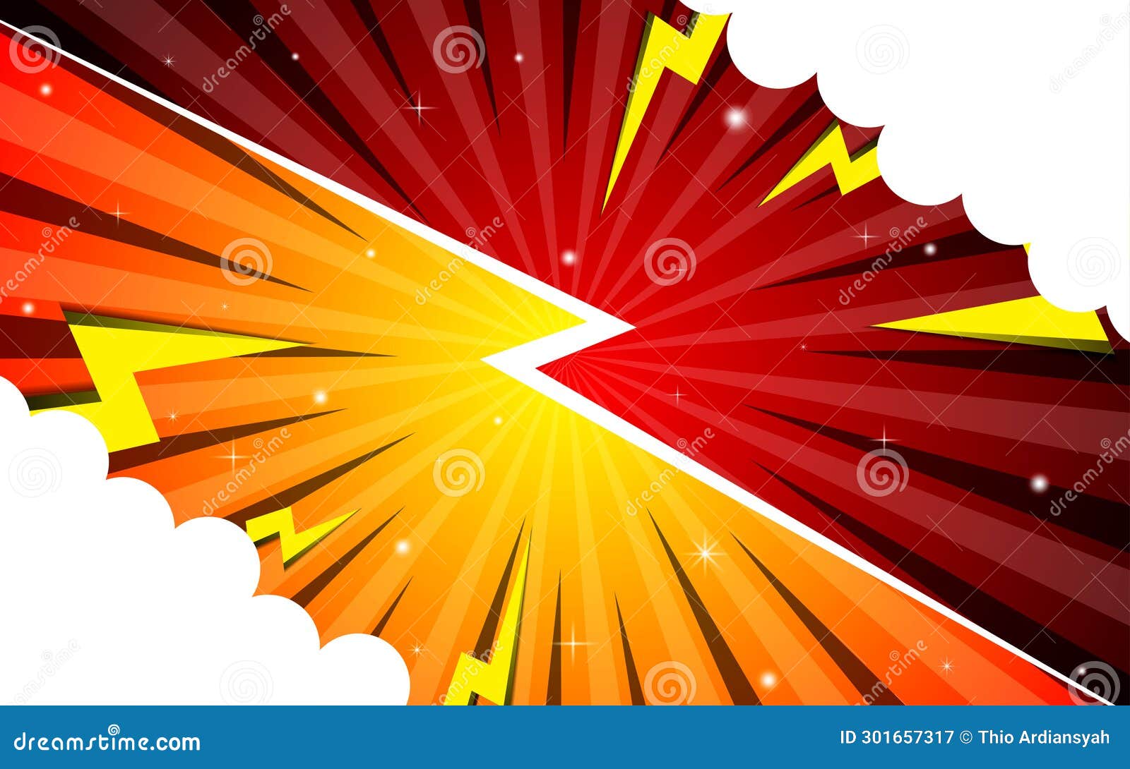 Versus Fight Background Comic Style Design. Vector Illustration Stock ...