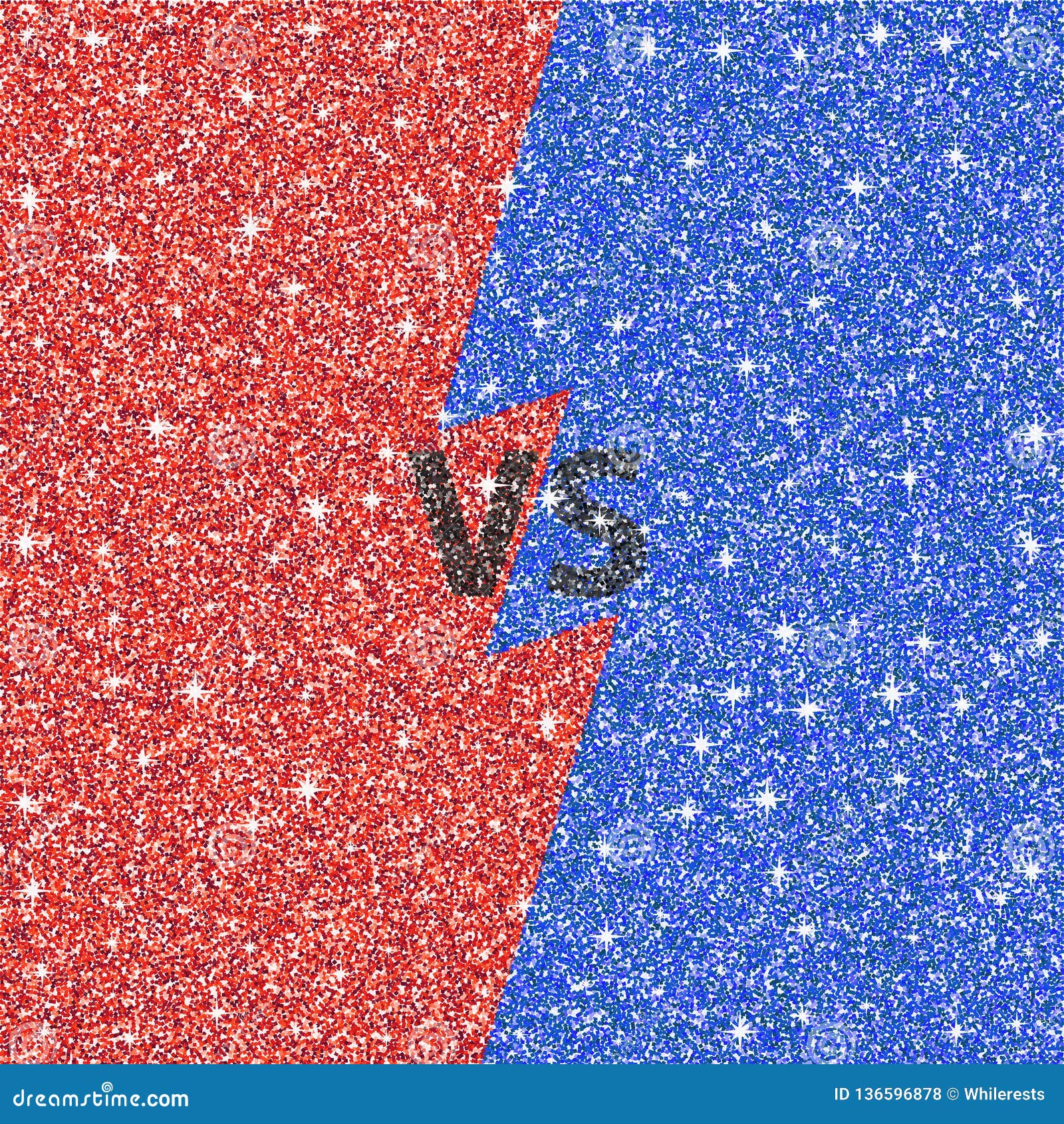 Versus Glitter Letters. Black and Gold VS Text Stock Vector ...