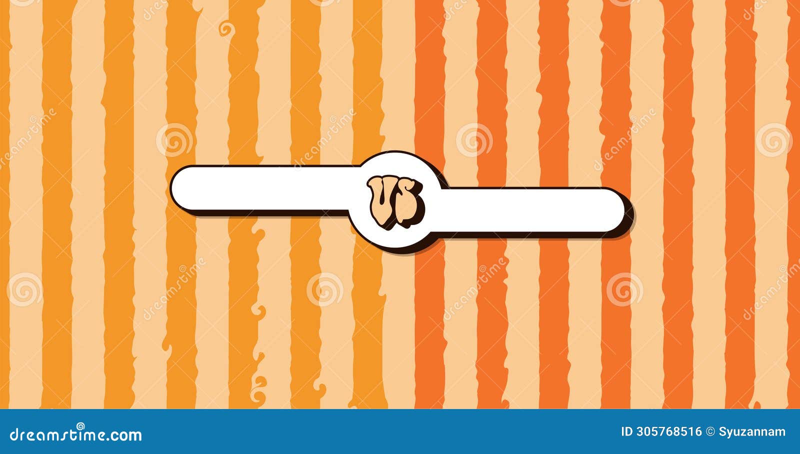 Versus Groovy Retro Comparison Blank. Vs Vector Background. Template ...