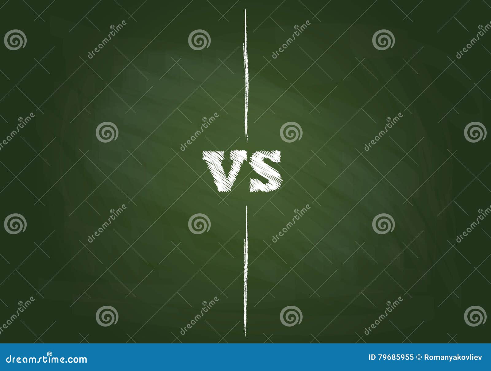 Versus VS Letters Fight Backgrounds In Flat Comics Style Design With ...