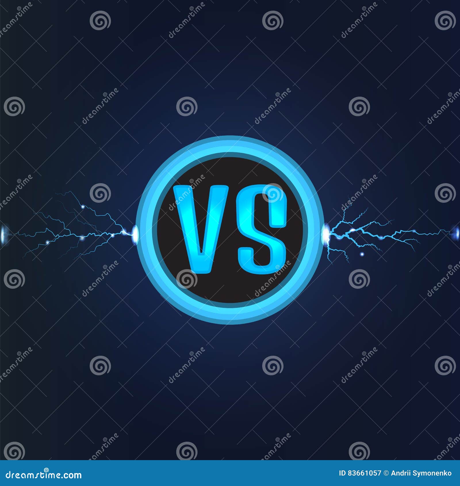 Versus Logo Icon. Vector Illustration. Stock Vector - Illustration of ...