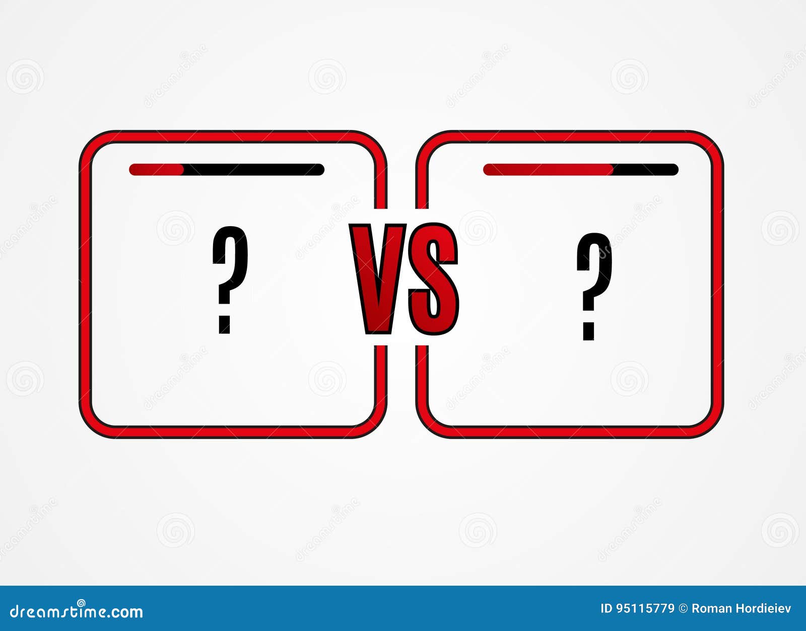 Versus Logo. VS Vector Letters Illustration. Competition Icon. Fight ...