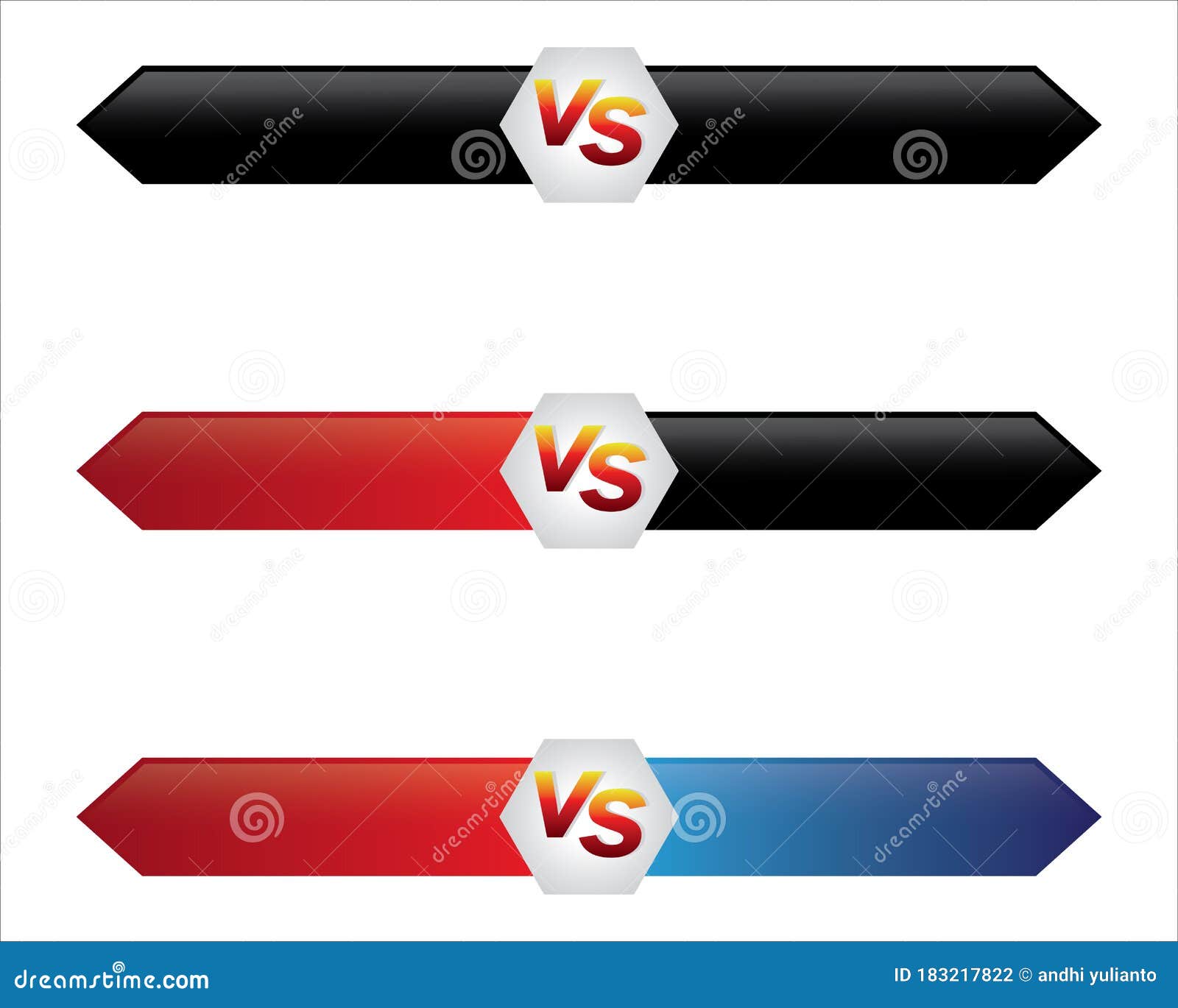 Versus, Opponent, Opposition Fighting Frame Bar Vector Background ...