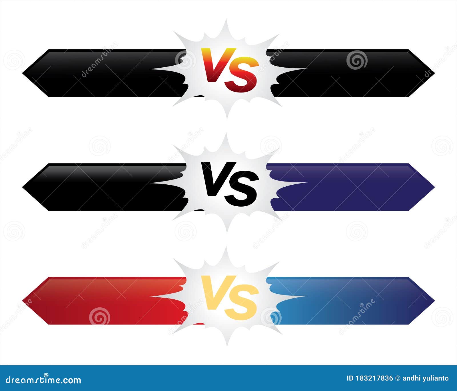 Versus, Opponent, Opposition Fighting Frame Or Border Vector Background ...