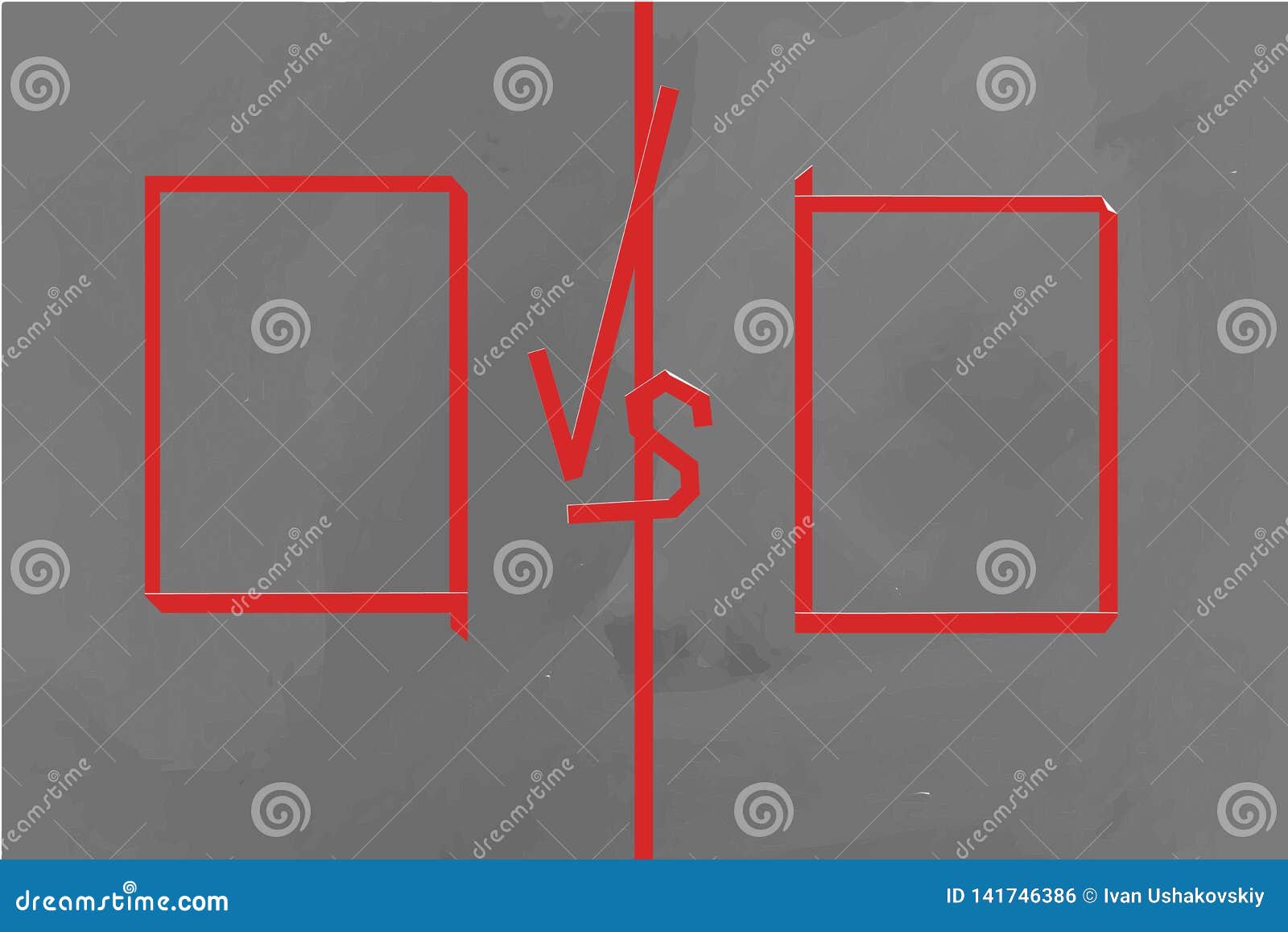 Versus Screen. Background for Battle or Competition. Stock Vector ...