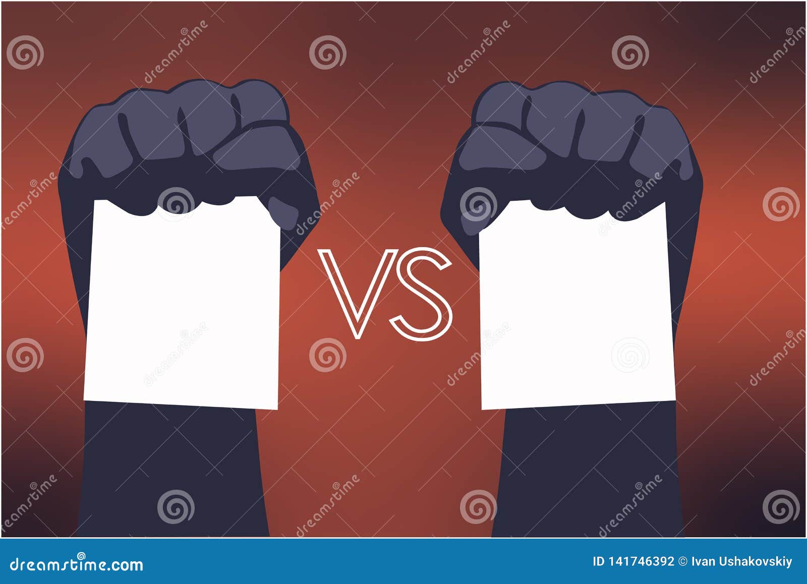 Versus Screen. Background for Battle or Competition. Stock Vector ...