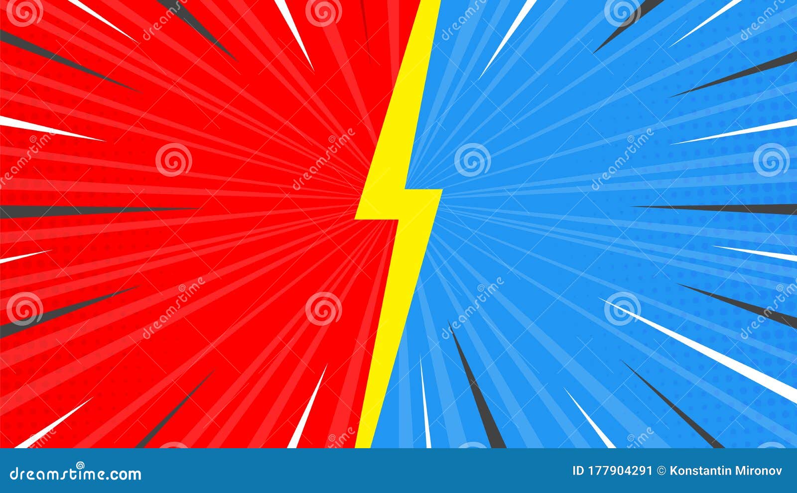 Versus Screen Flat Style Design Vector Illustration Stock Vector ...