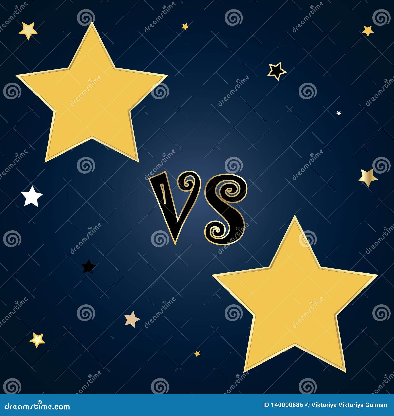 Versus Template Design In 80s Style, Futuristic Synth Retro Wave ...