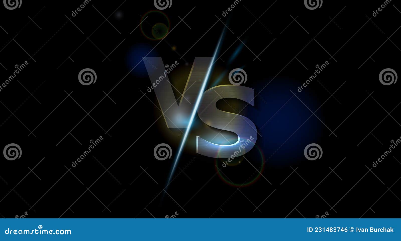 Versus VS Background. 3D Vector Illustration Stock Vector ...