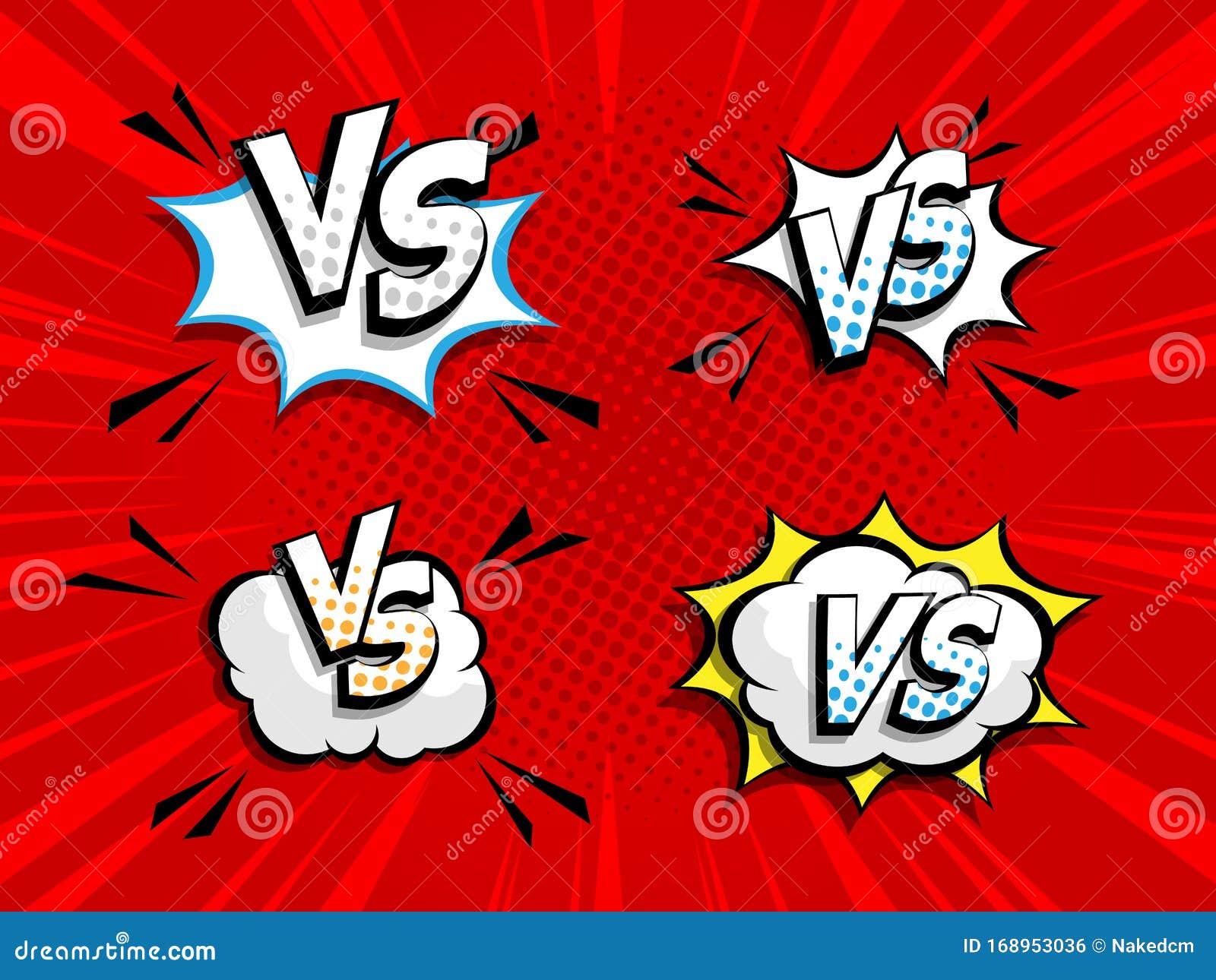 Versus, Vs Comic Book, Pop Art Illustration Stock Vector - Illustration ...