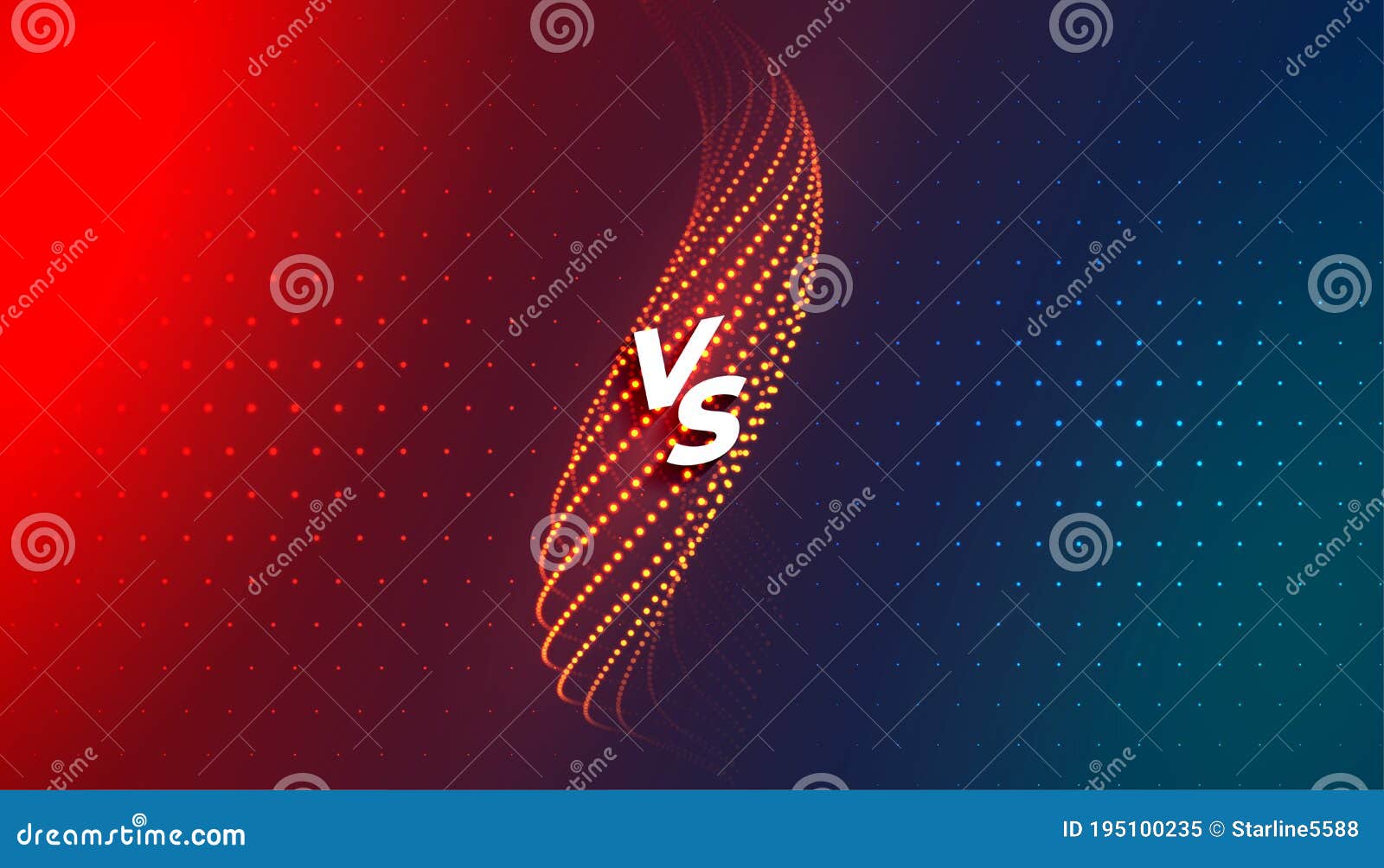 Versus Vs Comparision Screen Background Template Design Stock Vector ...