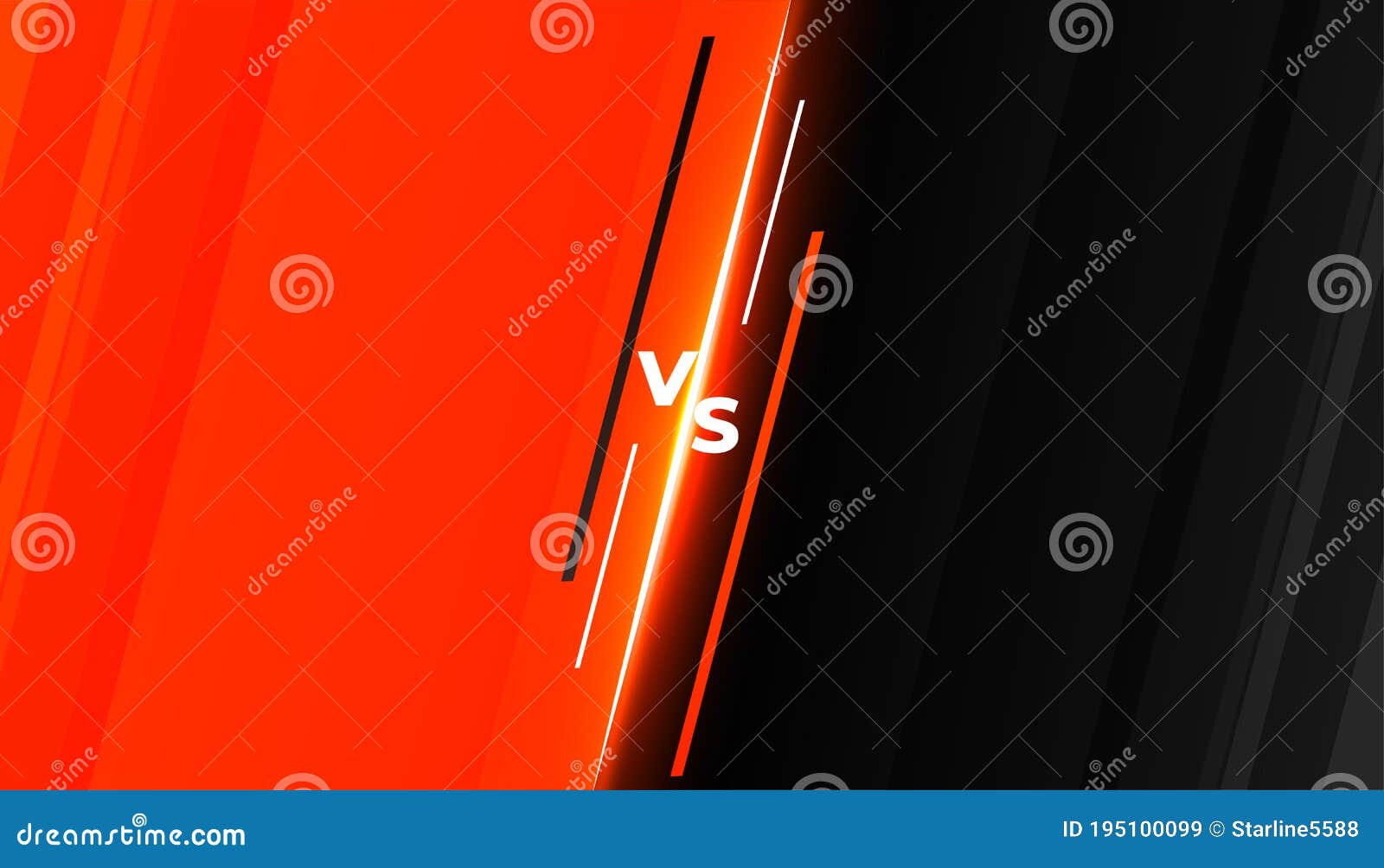 Versus Vs Competition Battle Background Template Design Stock Vector ...