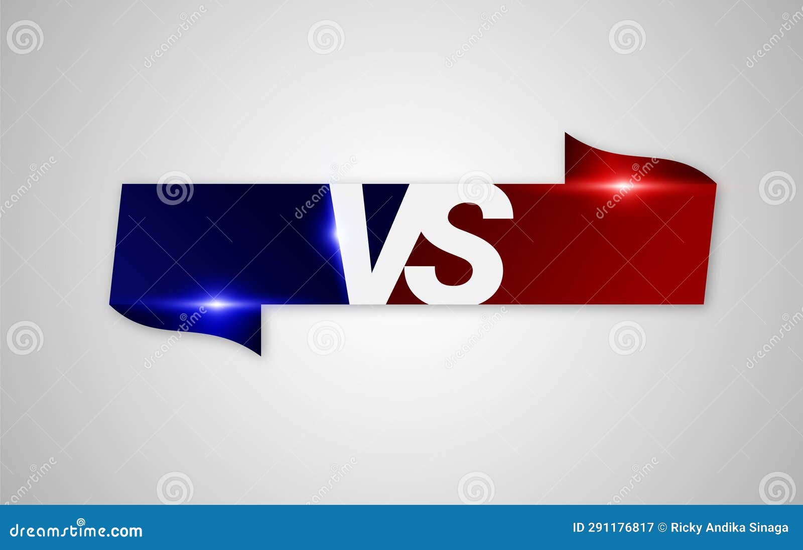 Versus Vs Competition Screen Template Background Premium Vector Stock ...