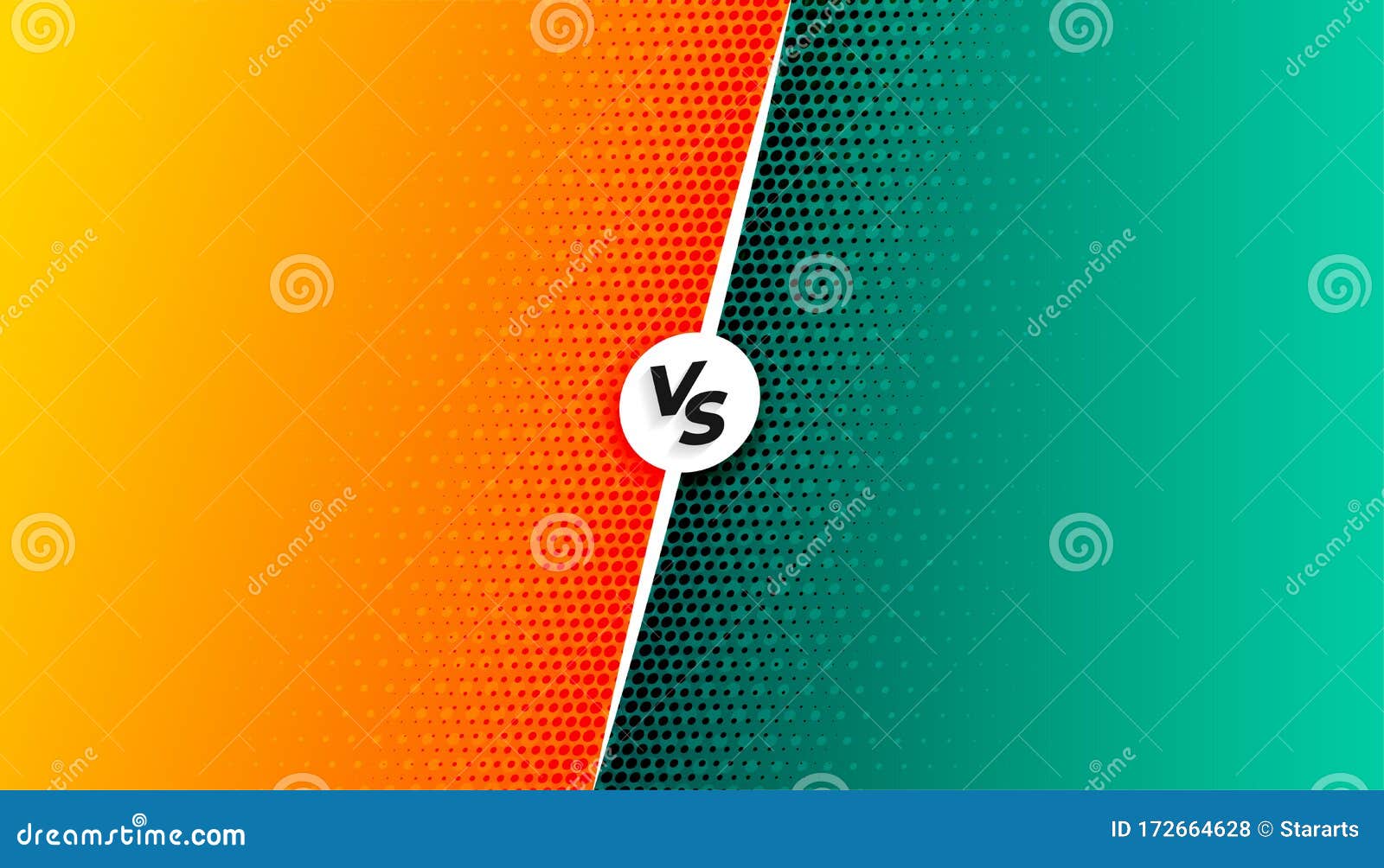 Versus Vs Screen Background in Comic Style Stock Vector - Illustration ...
