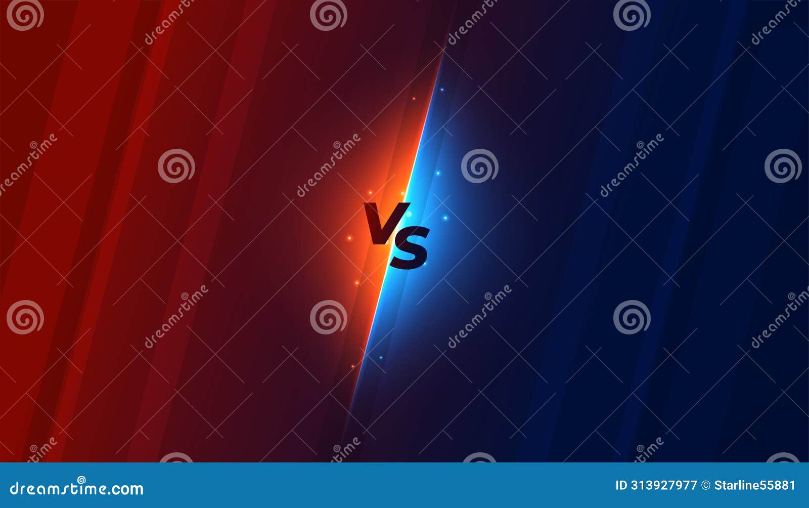 Versus Vs Screen Background in Shiny Style Design Stock Vector ...