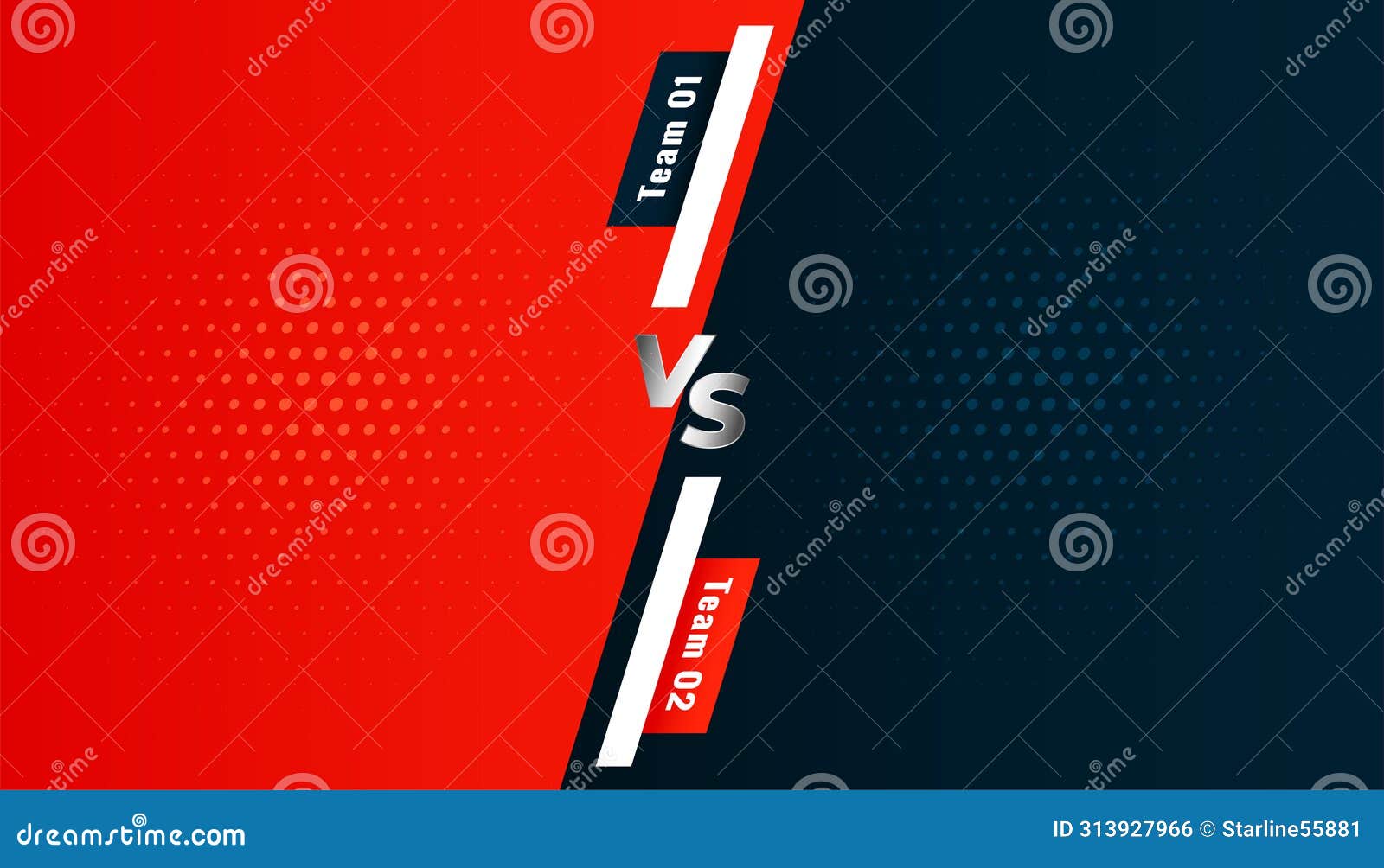 Versus Vs Screen Background between Two Teams Stock Vector ...