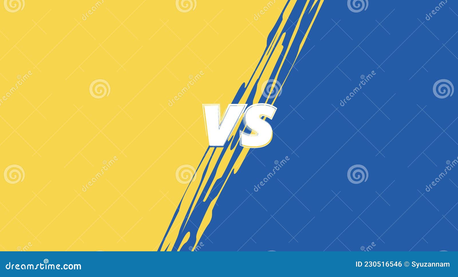 Versus. Vs Screen Template with Divider Stock Vector - Illustration of ...