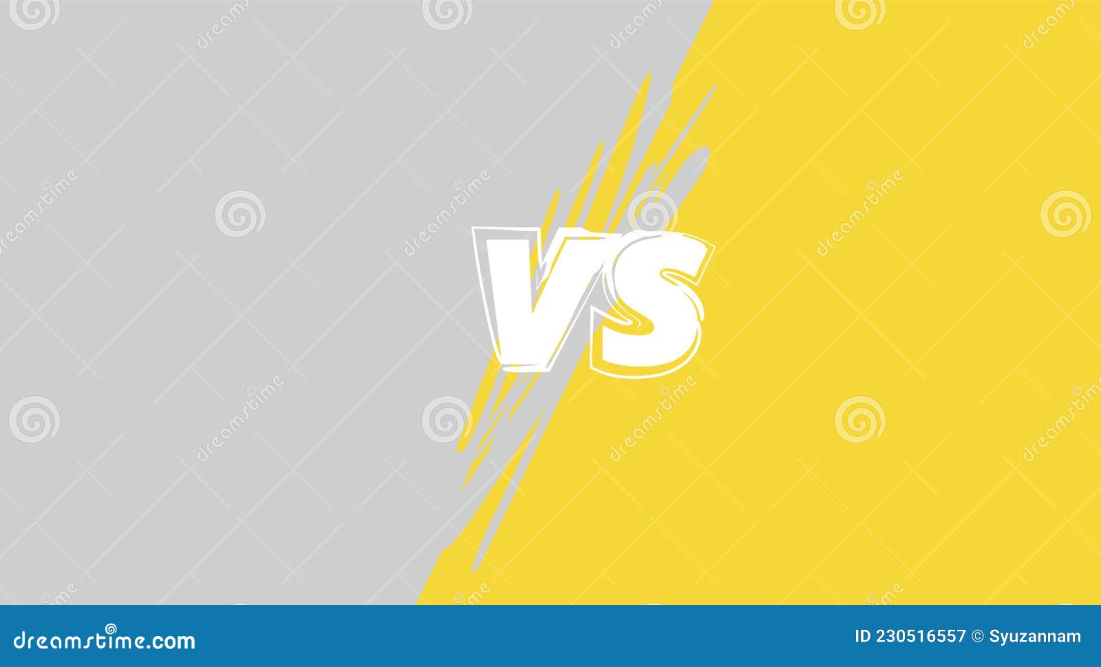 Versus. Vs Screen Template with Divider Stock Vector - Illustration of ...