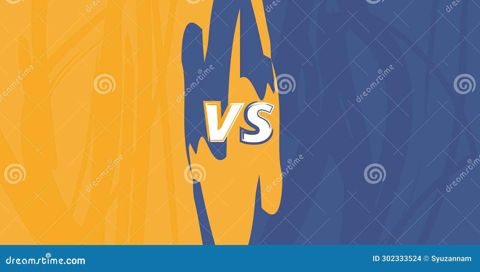 Versus. Vs Screen Template with Divider Stock Vector - Illustration of ...