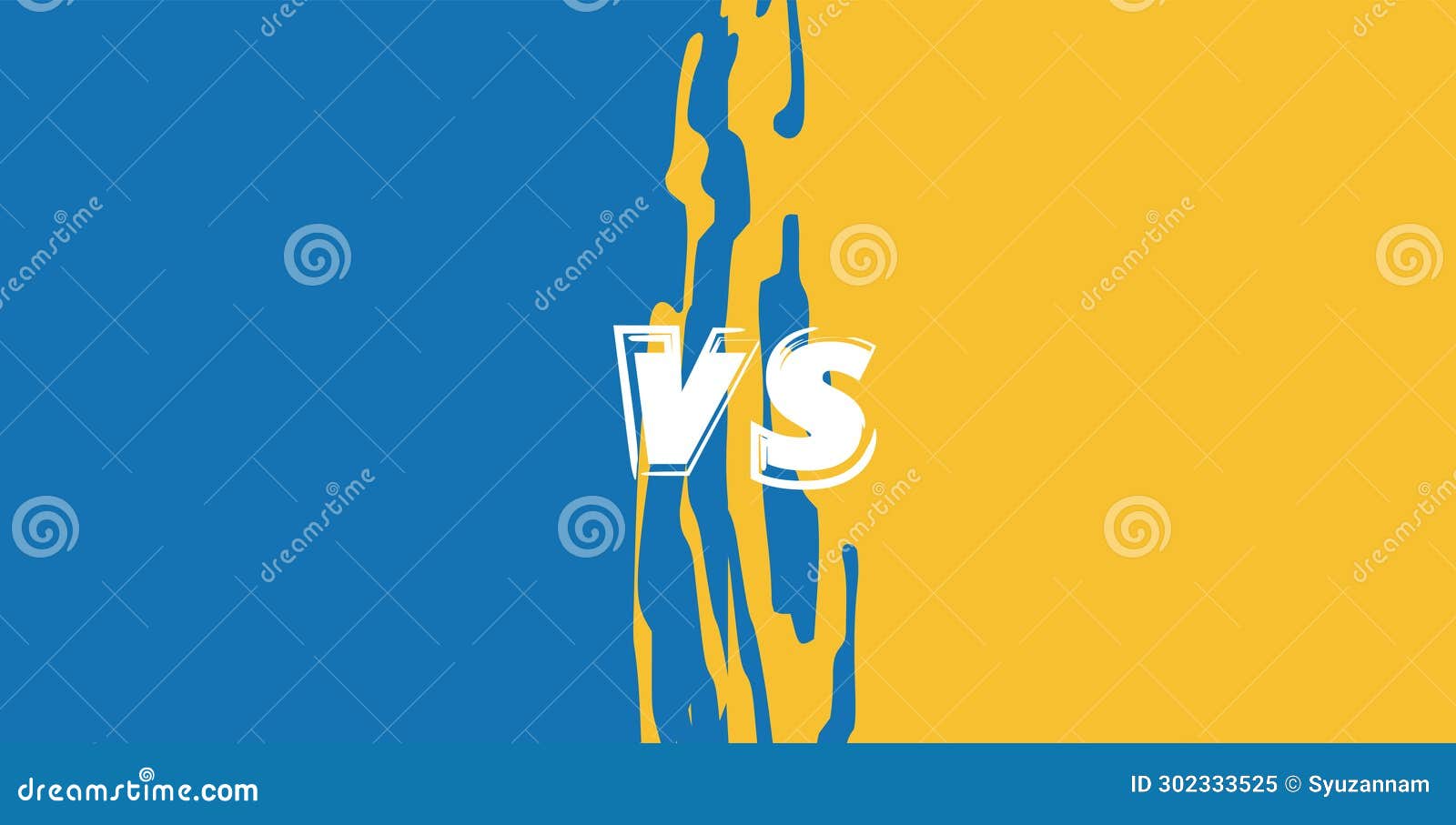 Versus. Vs Screen Template with Divider Stock Vector - Illustration of ...