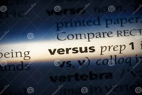 Versus stock photo. Image of education, meaning, writing - 161574546