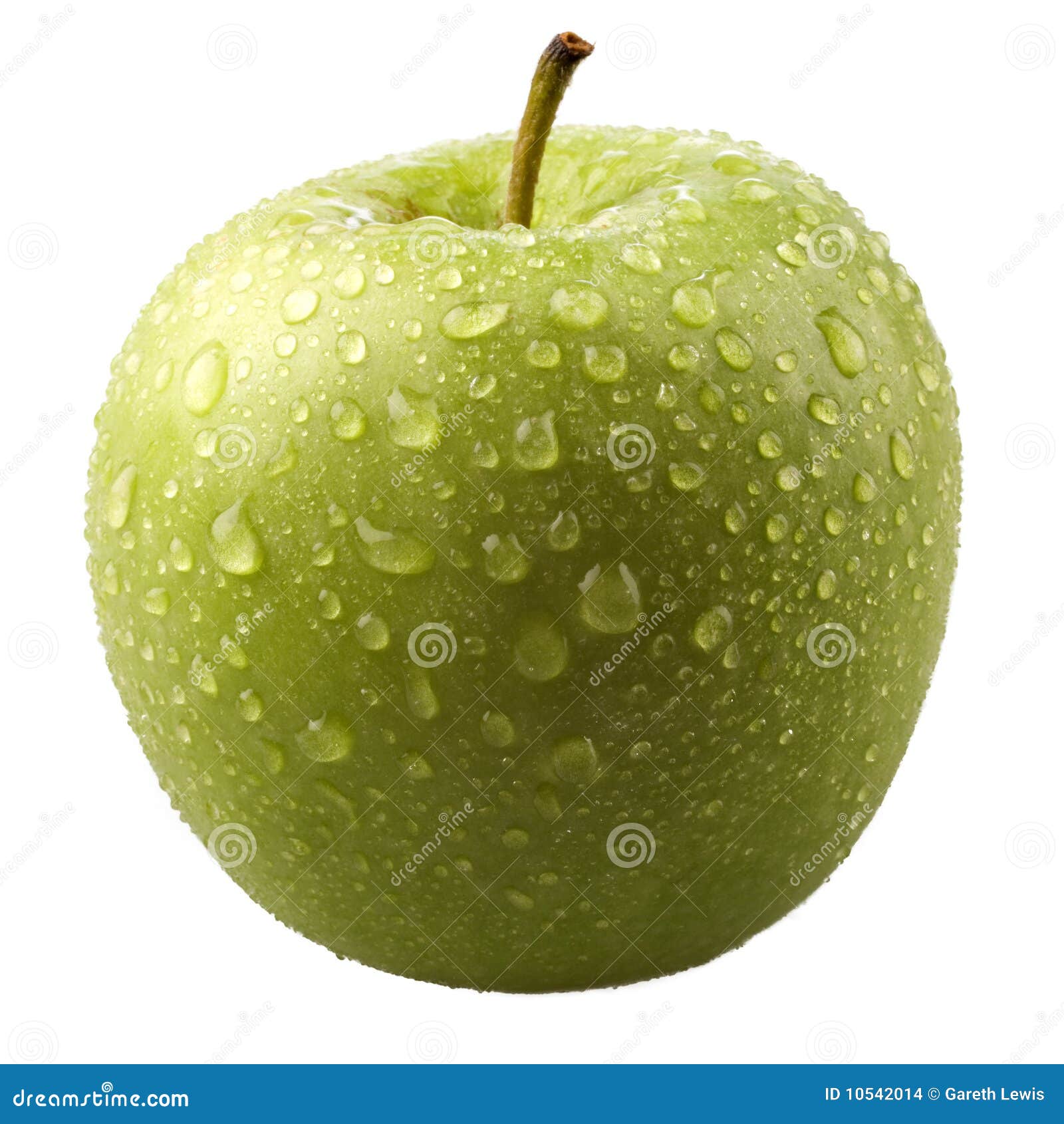 Vert frais de pomme photo stock. Image du nourriture - 10542014