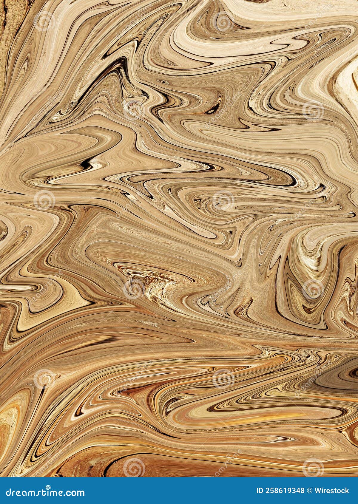 Vertical Abstract Backdrop with Brown Wavy Wood Texture. Stock ...