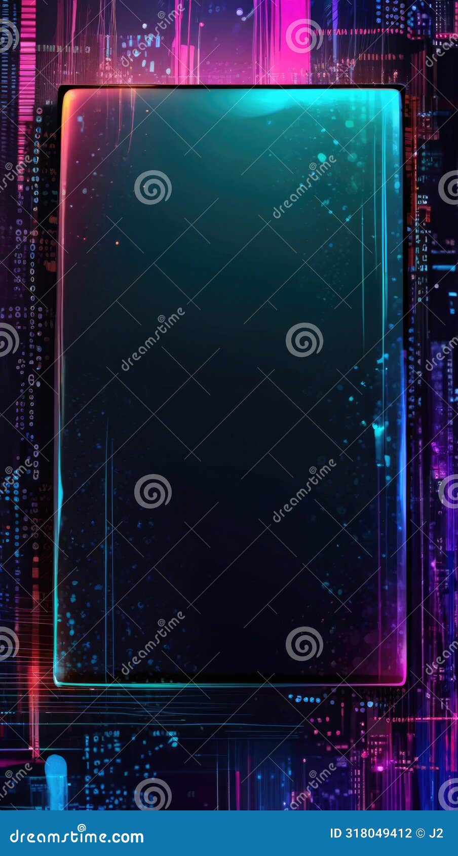 Vertical Abstract Backgrounds on a Digital Theme Stock Photo - Image of ...